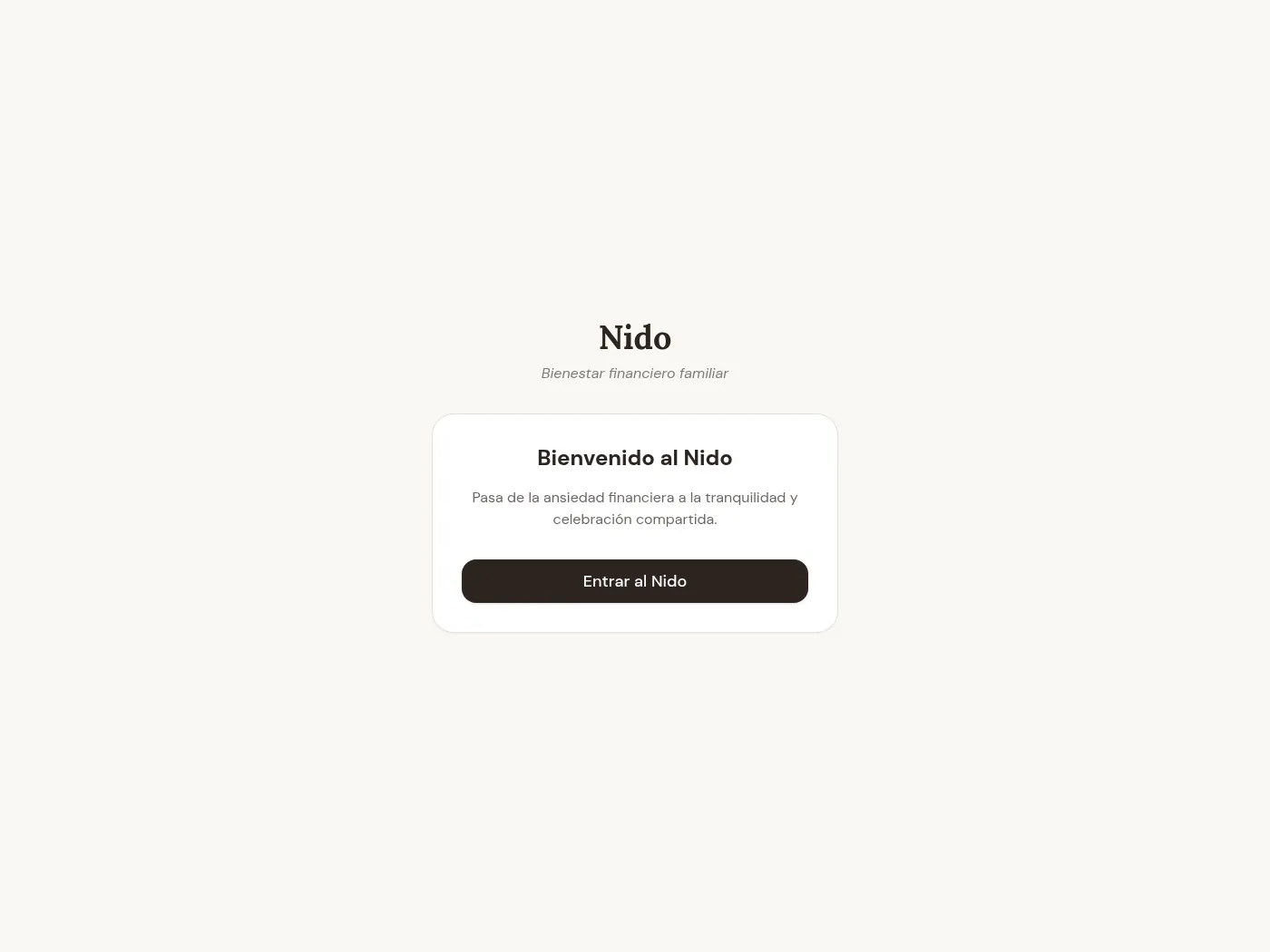 Nido Family Finance Auditor