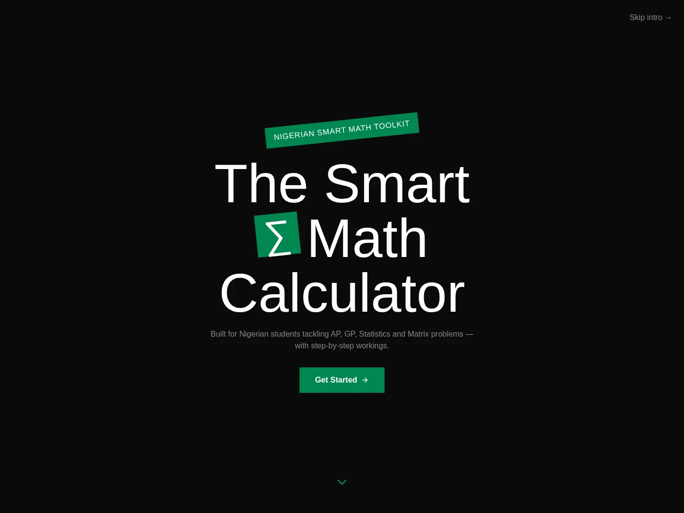 AP/GP Calculator: Naija Math Suite