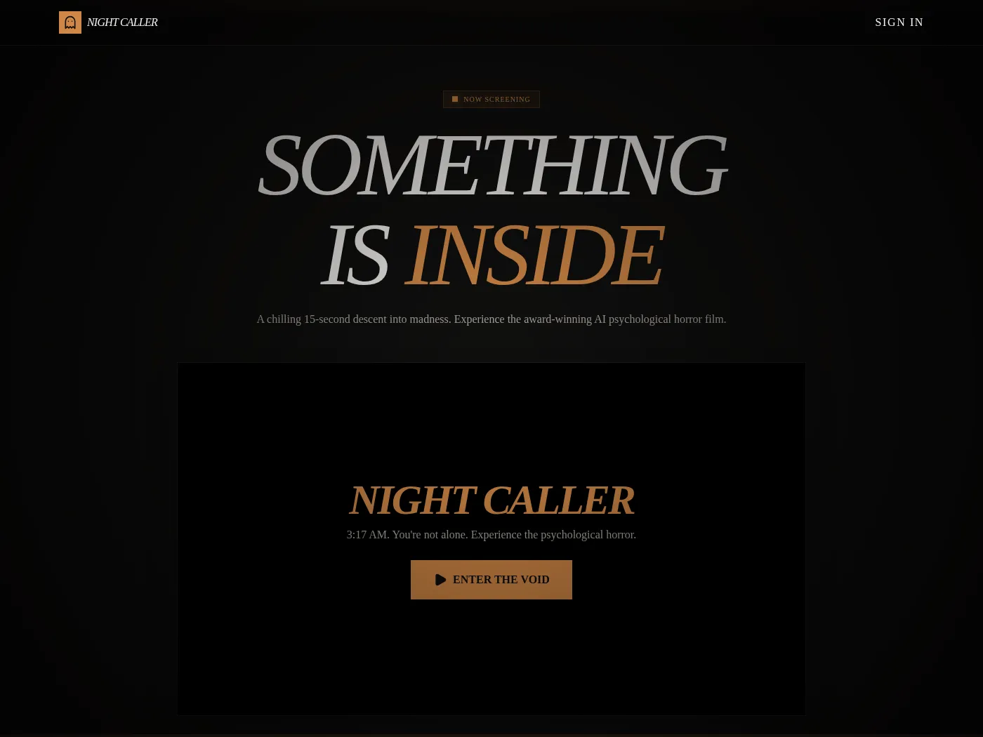 Night Caller Short Film