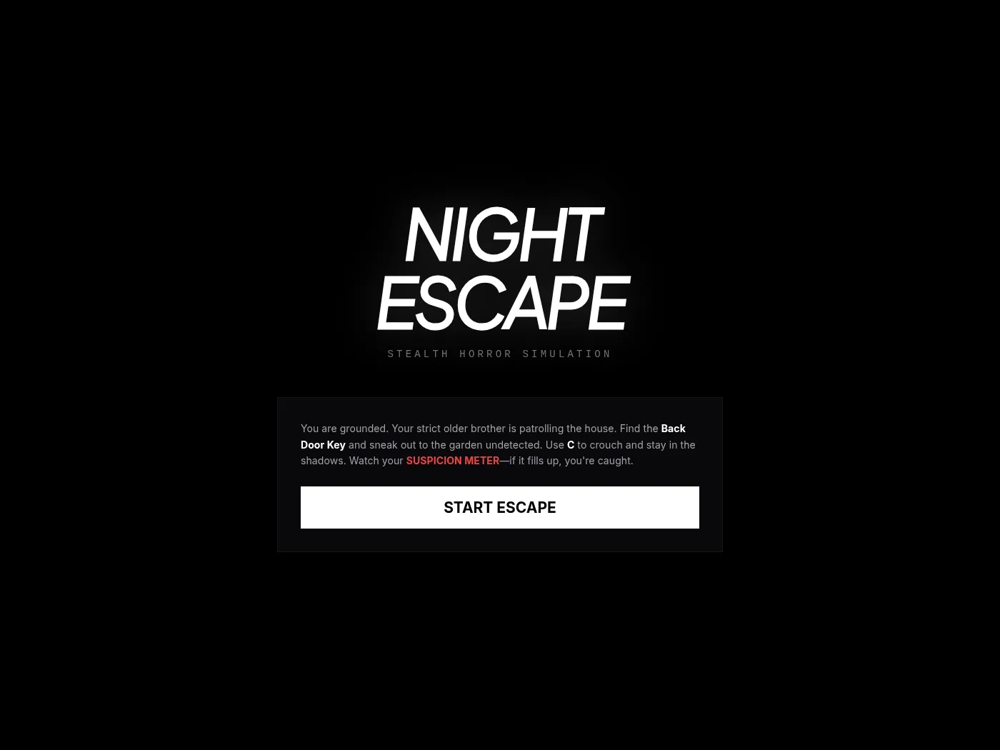 Night Escape Stealth Game