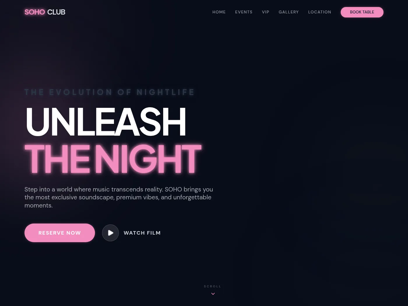 Nightclub Showcase Site