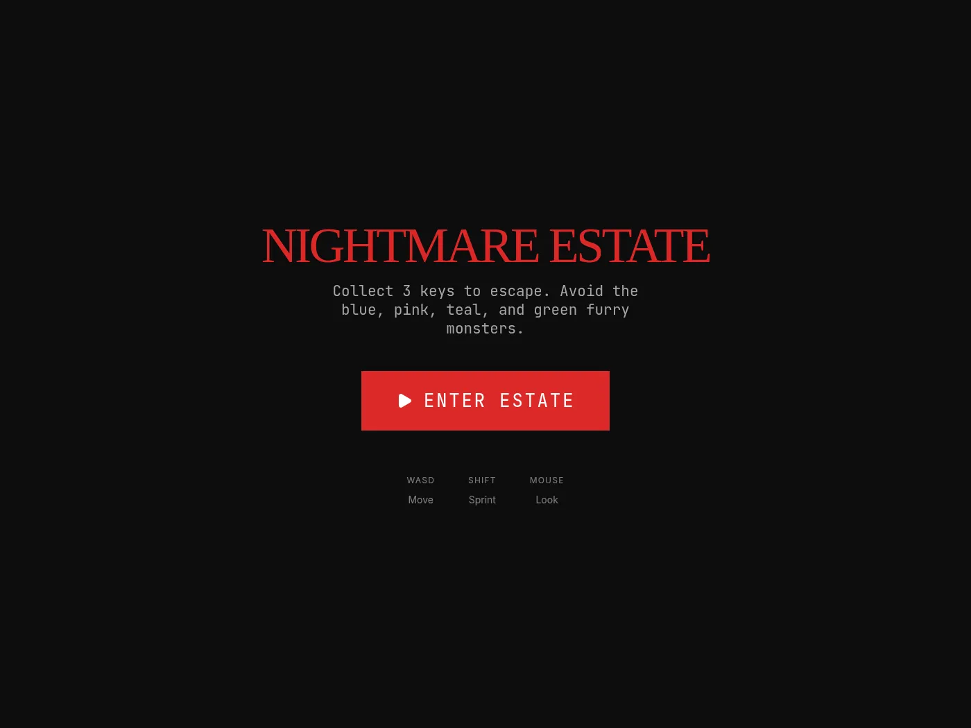 Nightmare Estate Escape