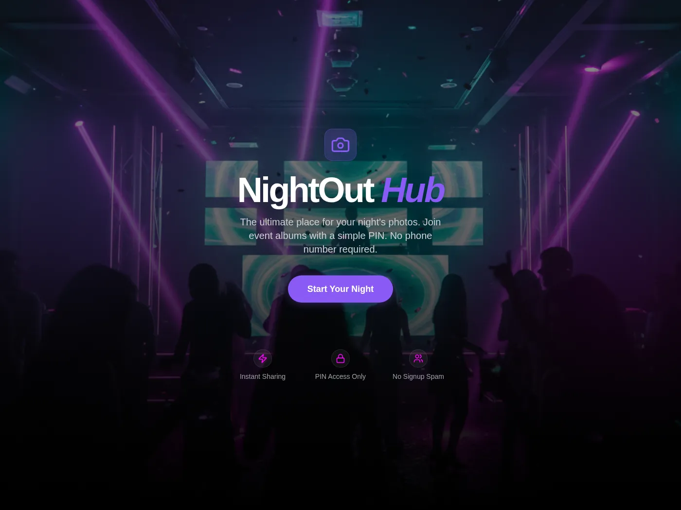 NightOut Album Hub