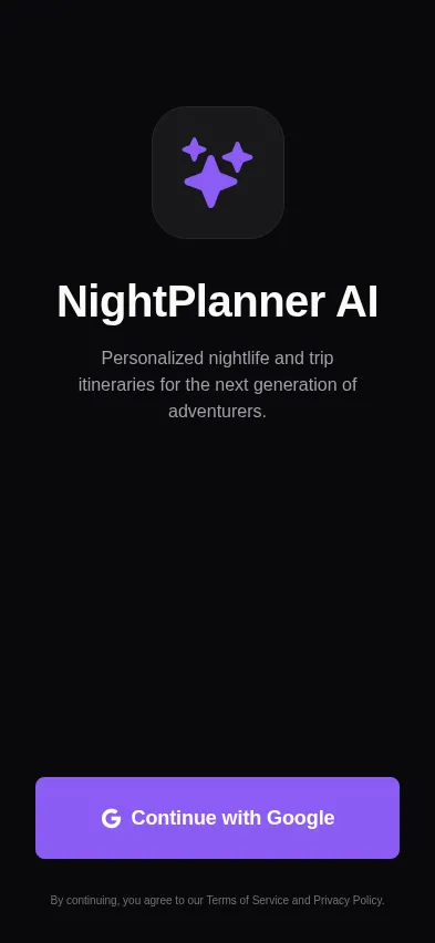 NightPlanner AI