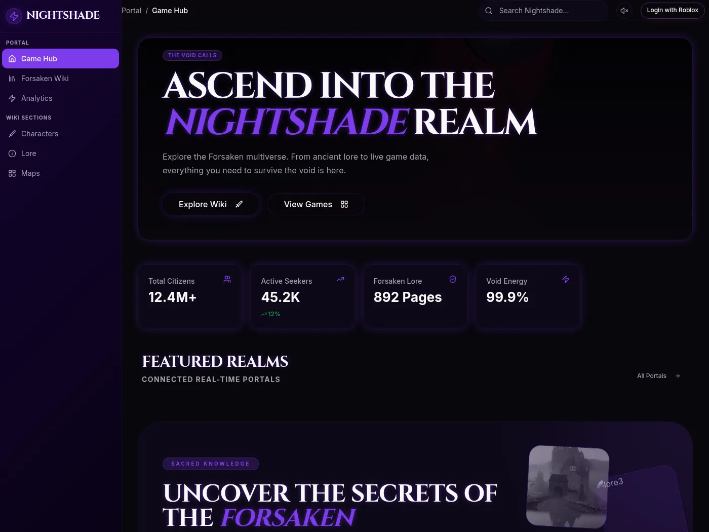 Nightshade Wiki Portal