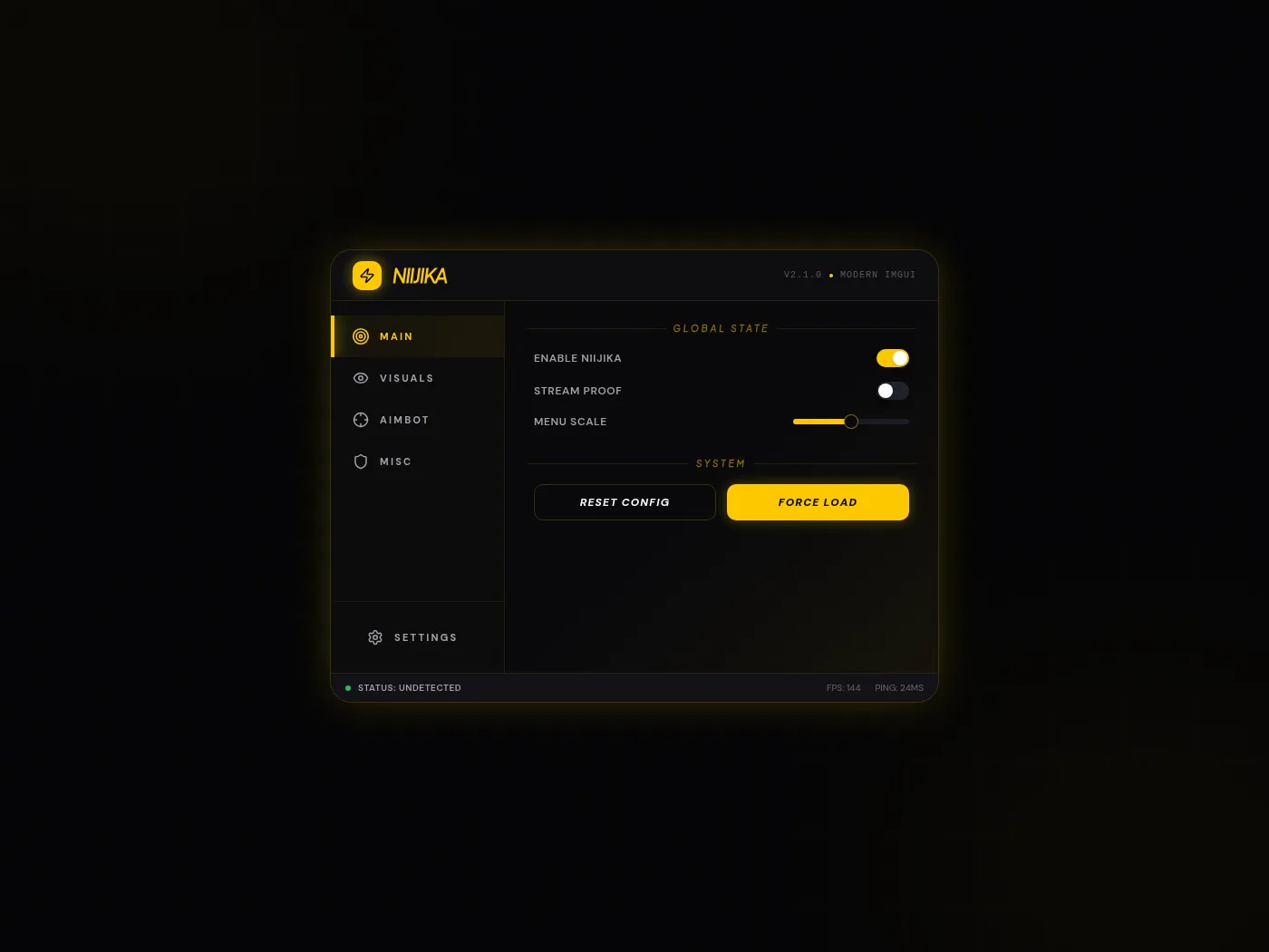 Niijika ImGui Menu