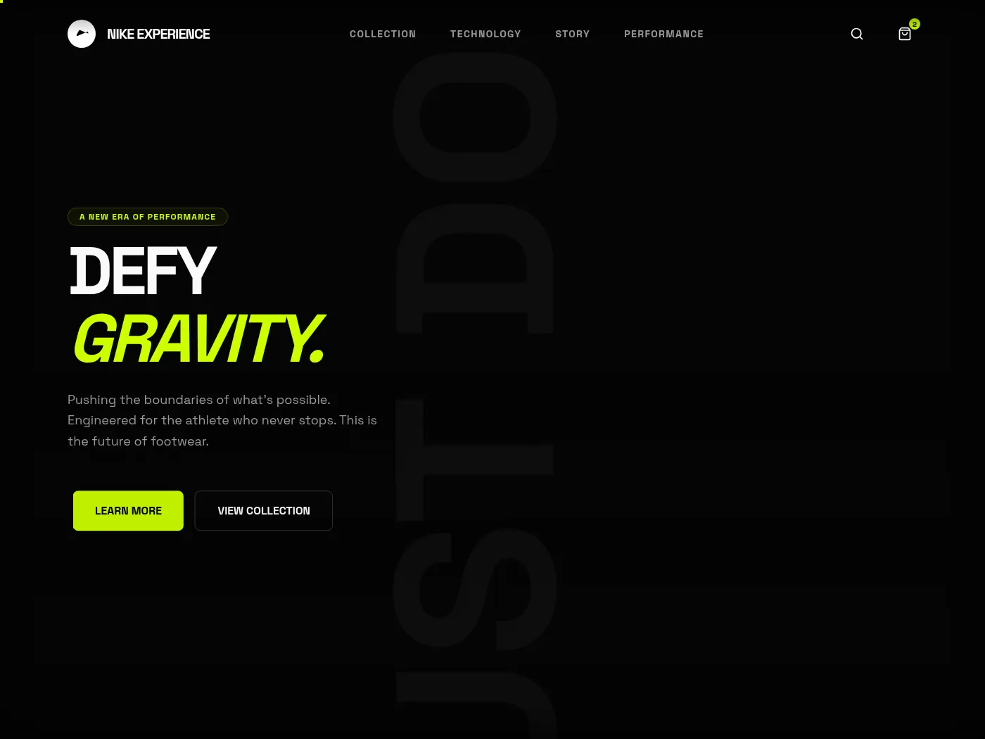 Nike 3D Story Experience