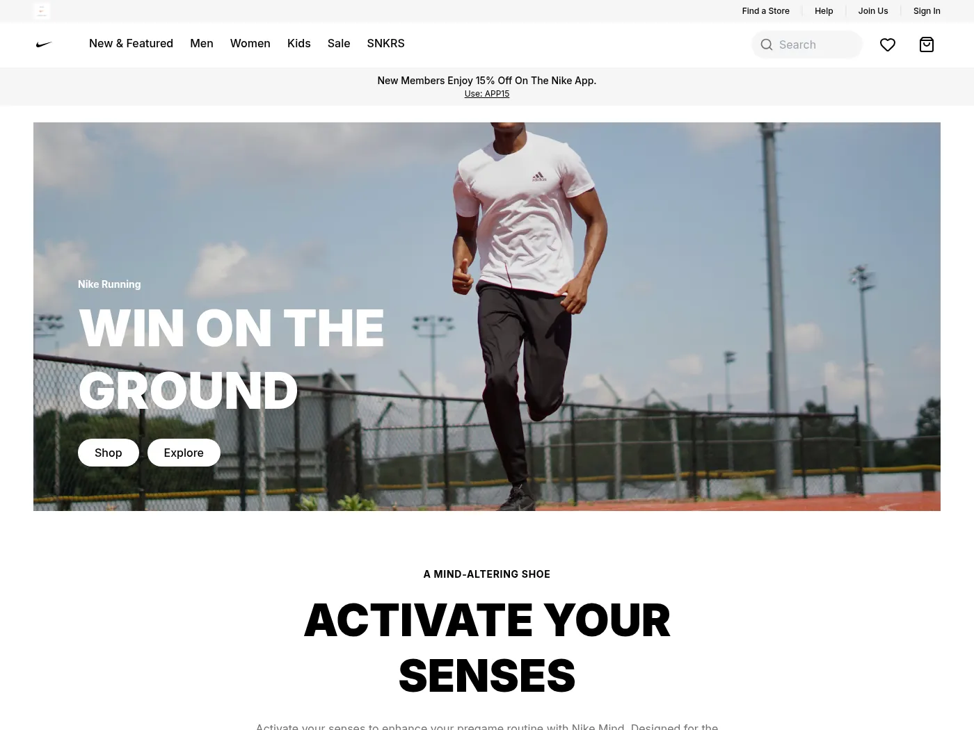Nike.com Clone