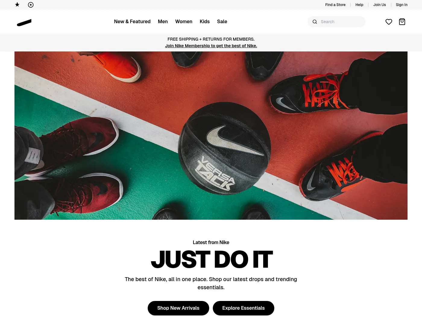 Nike Store Clone