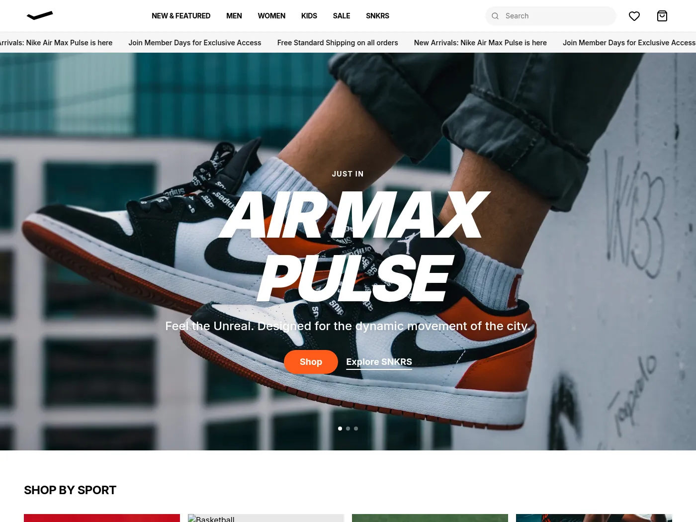 Nike-Inspired Sneaker Marketplace