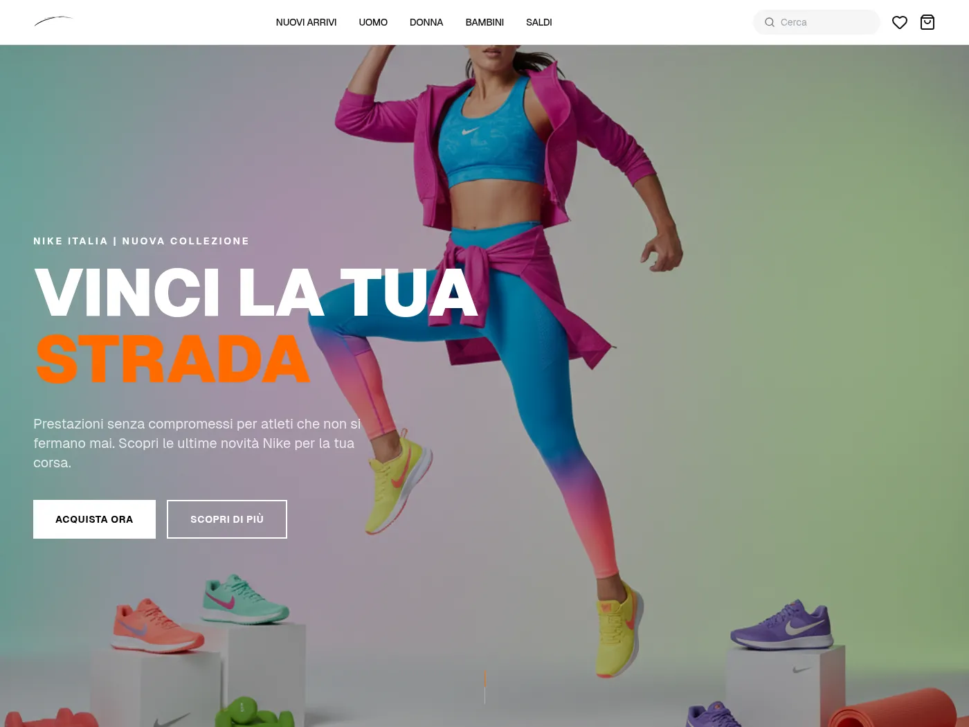Nike Italia Page