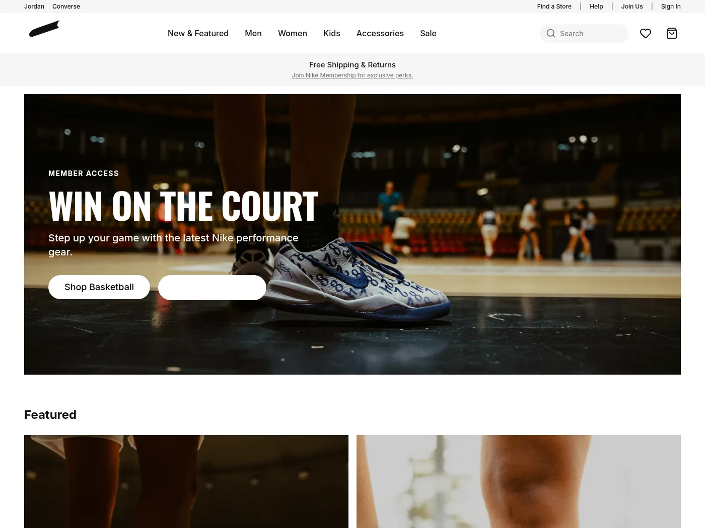 Nike Market Clone