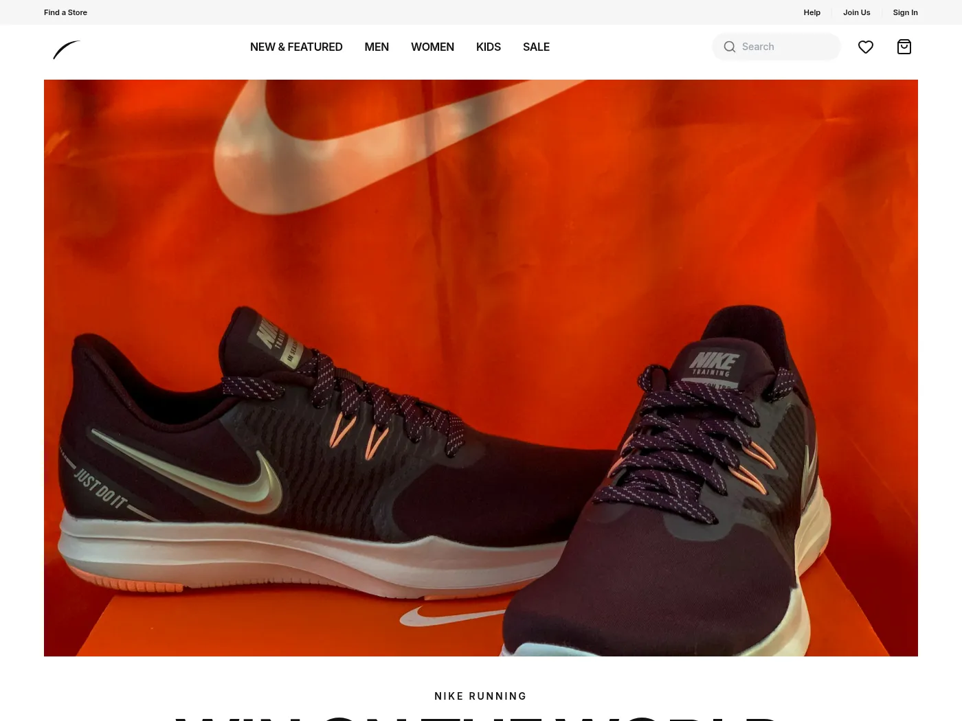Nike Store Clone