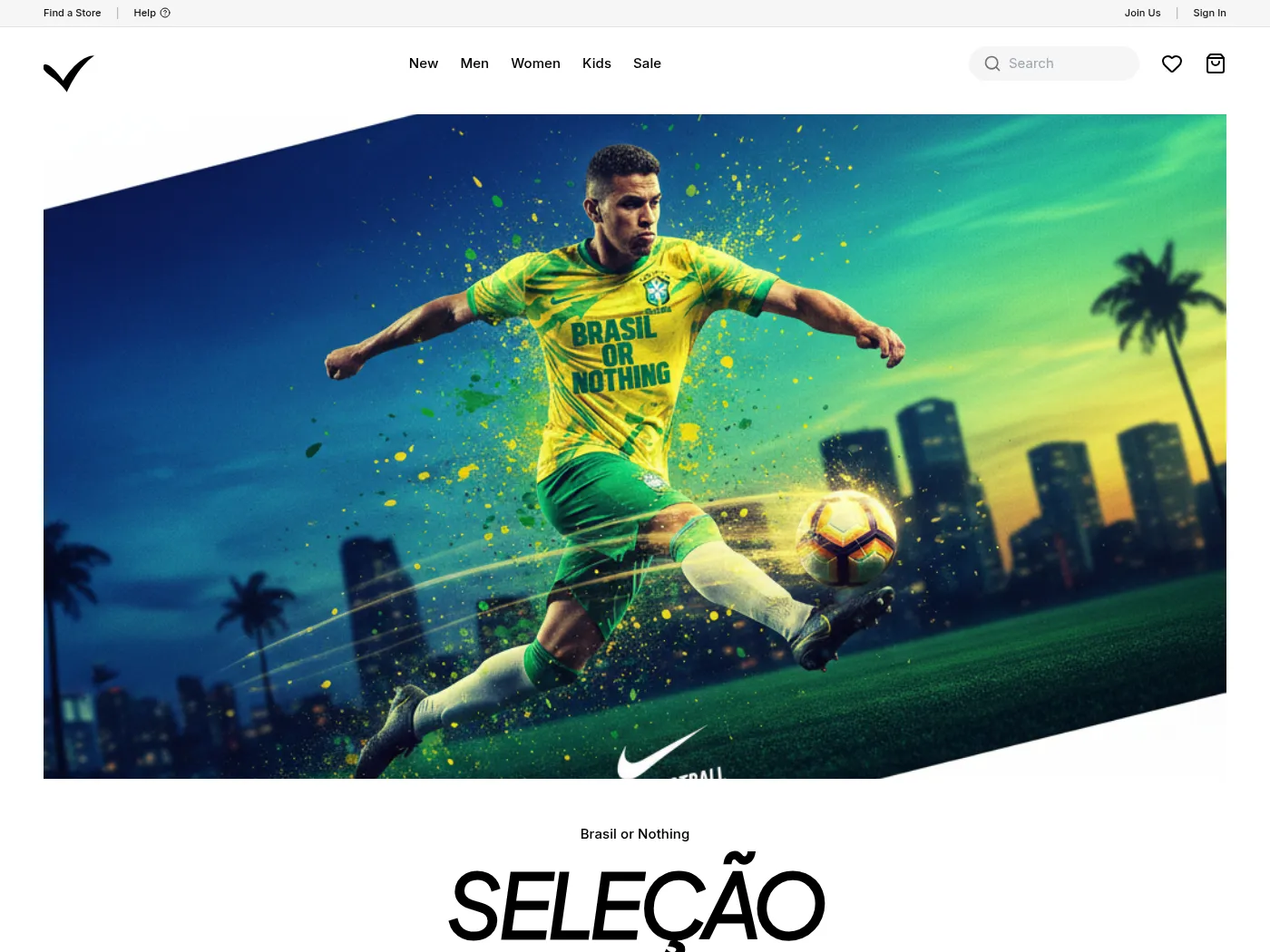 Nike-Inspired Website