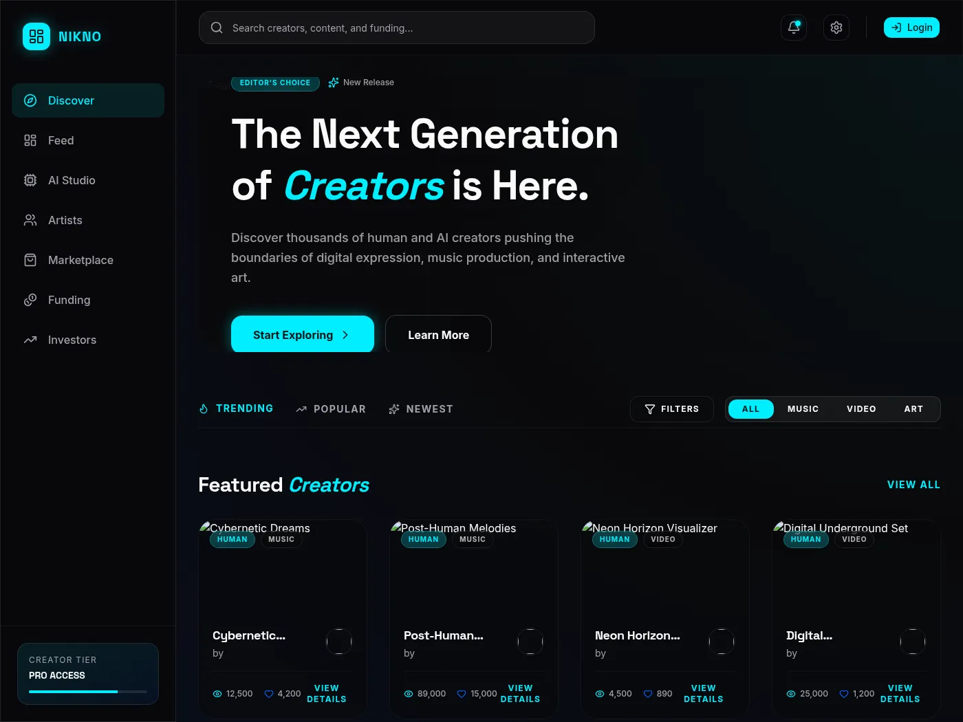 Nikno Creator OS