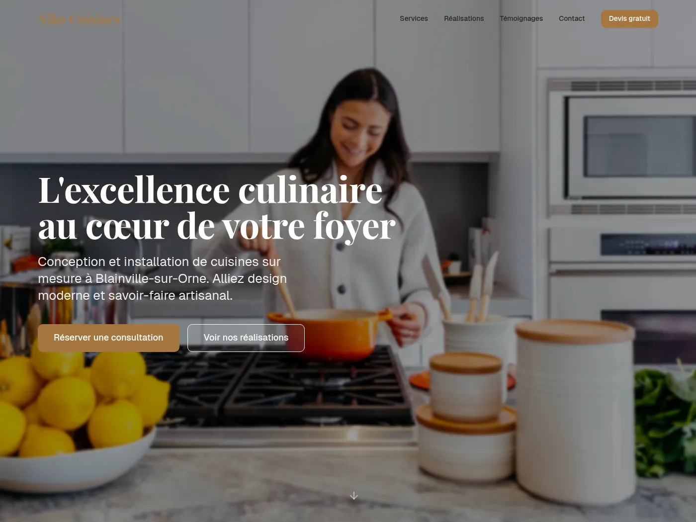 Niko Cuisines Web Presence