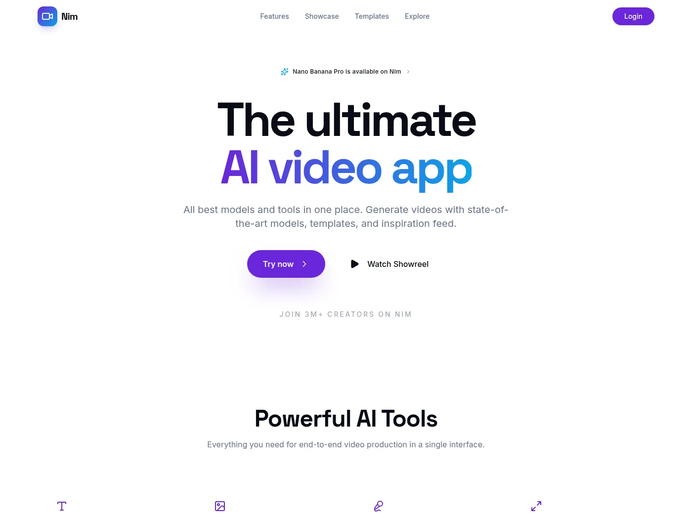 Nim Video Clone