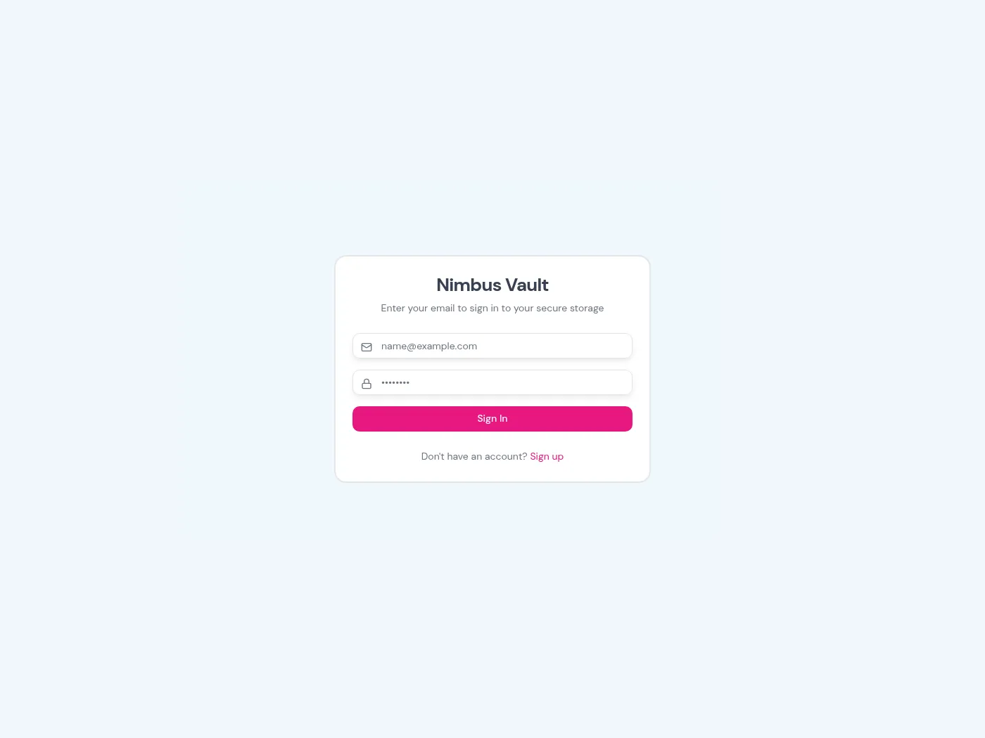 Nimbus Cloud Vault