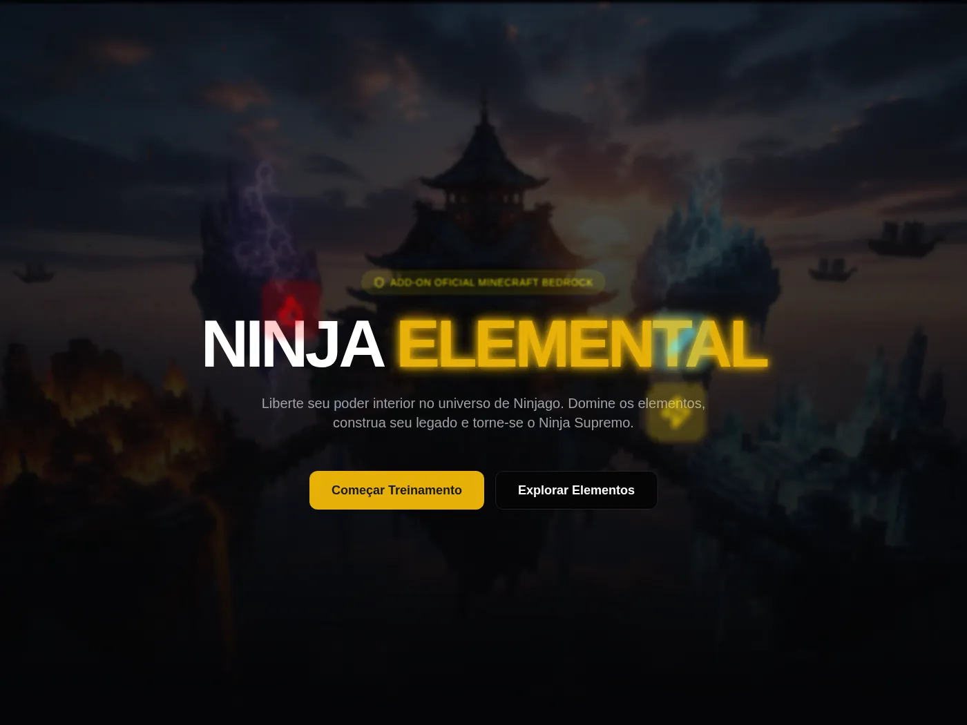 Elemental Ninja Bedrock Add-On