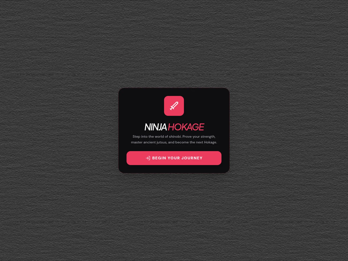 Ninja Hokage Game
