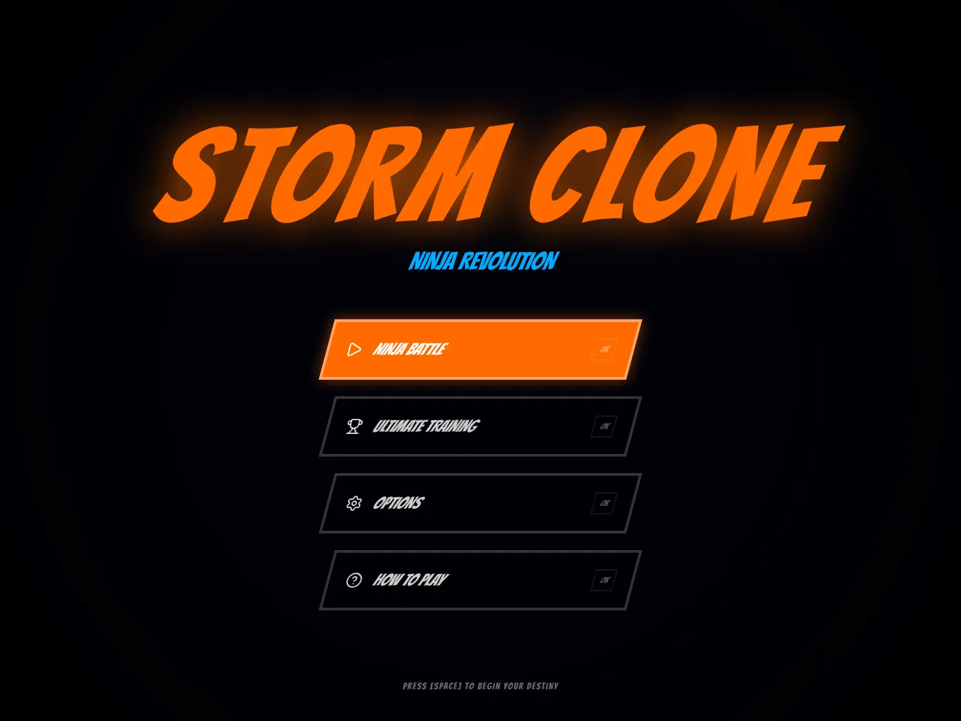 Ninja Storm Clone