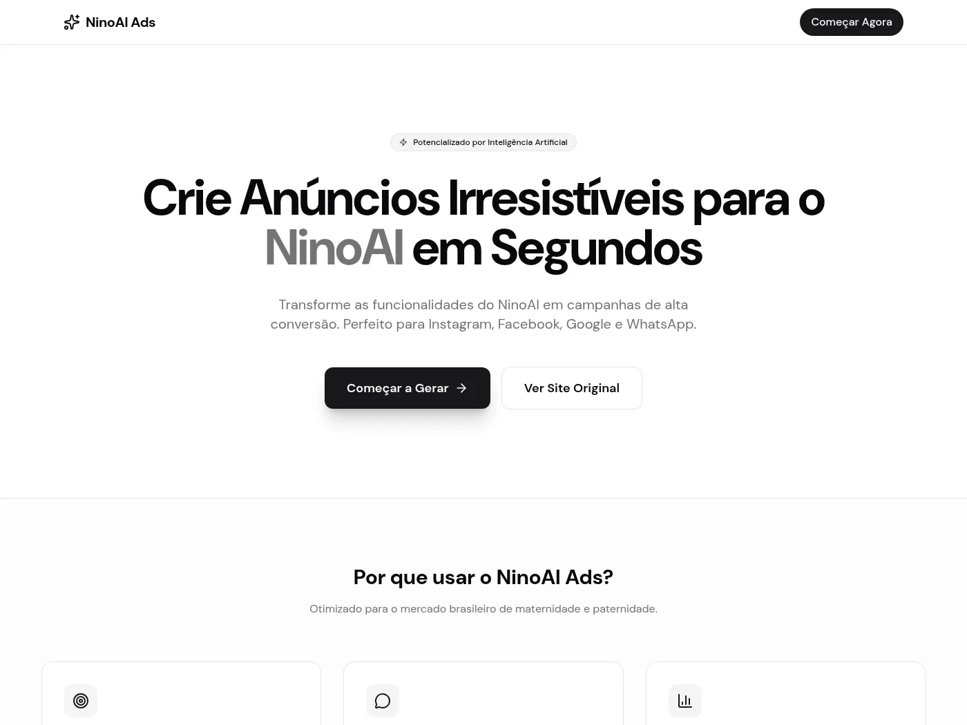 NinoAI Ads Generator