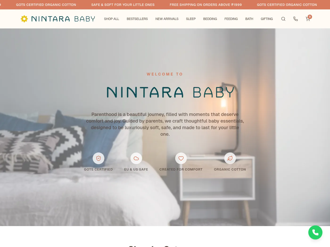 NintaraBaby Website Clone