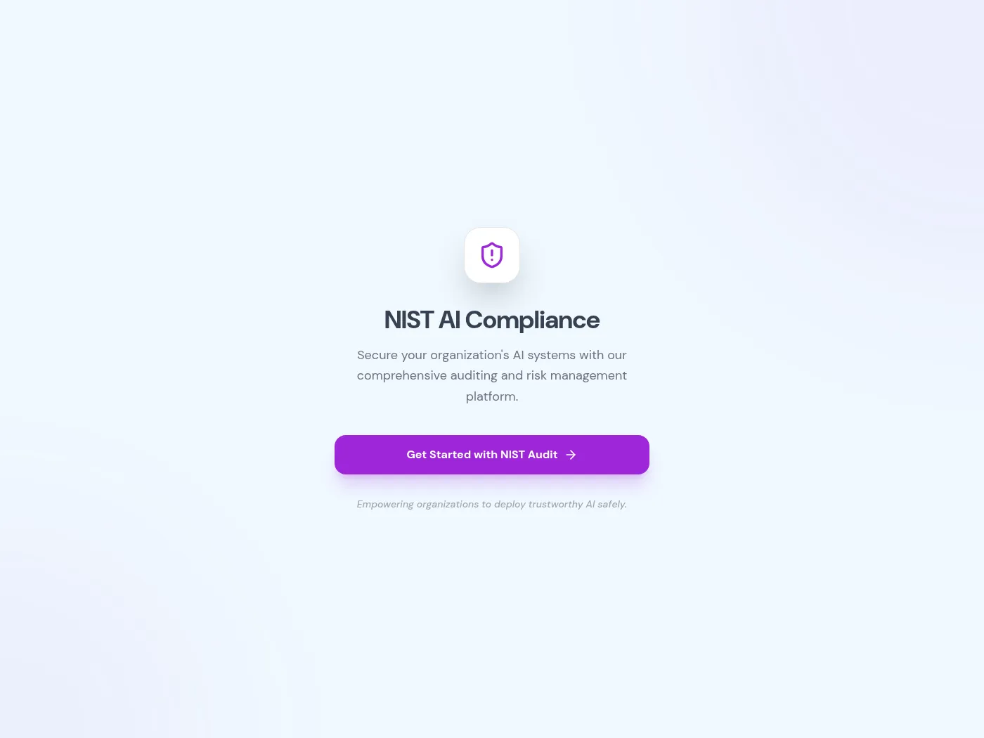 NIST AI Audit Tool