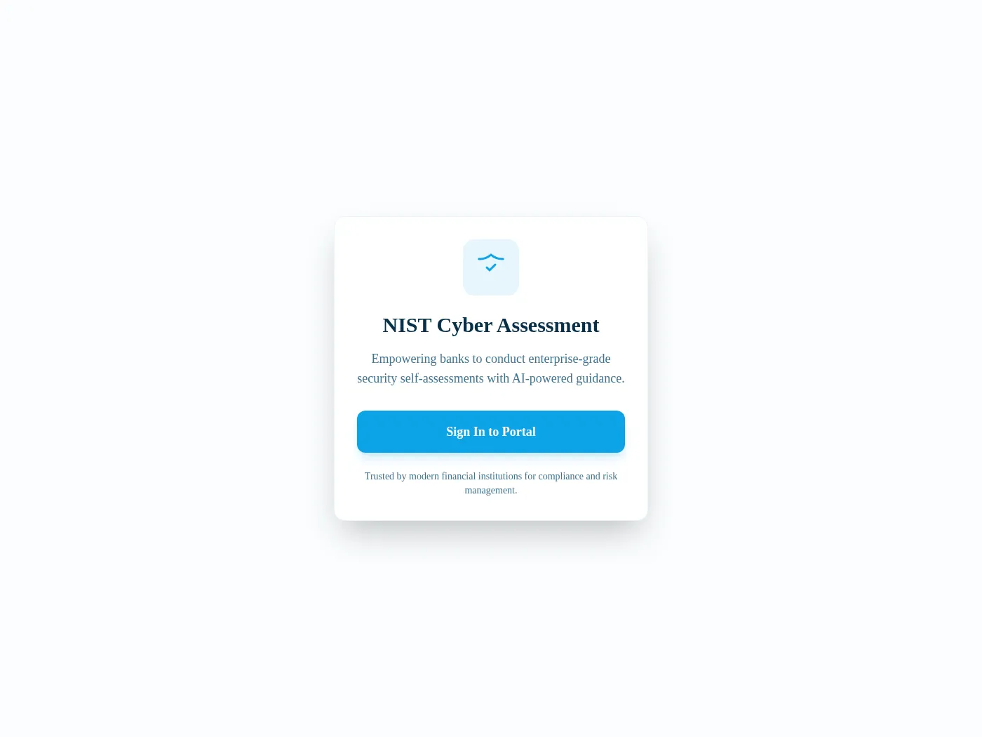 NIST Cyber Self Assessment