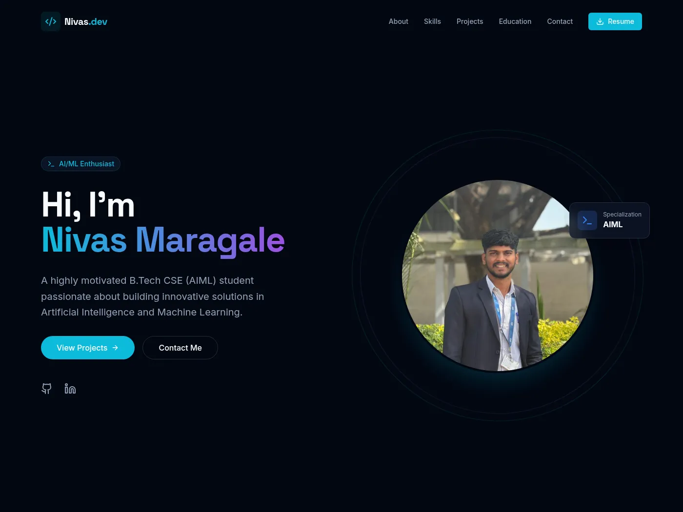 Nivas Maragale Portfolio