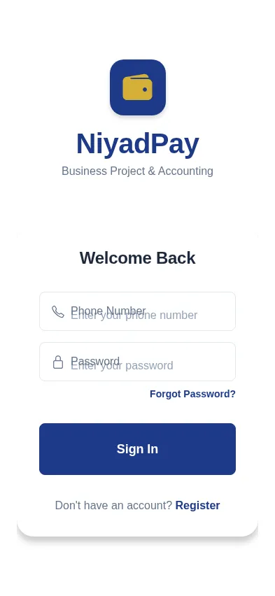 NiyadPay Business Manager