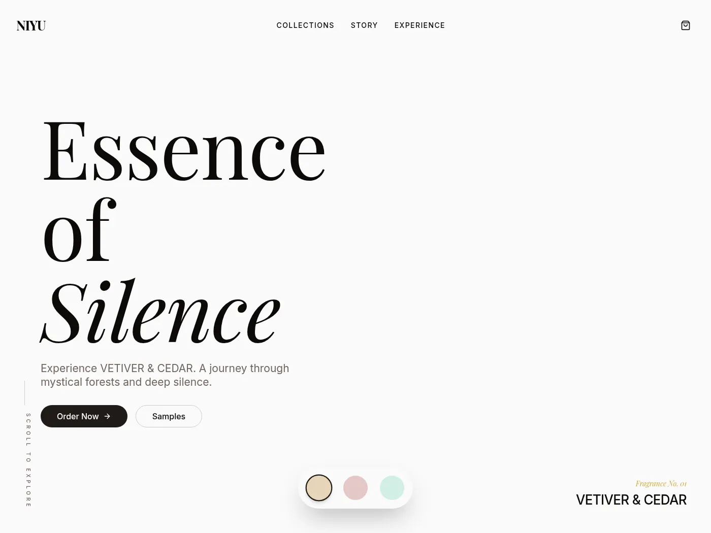 NIYU Perfume 3D Experience
