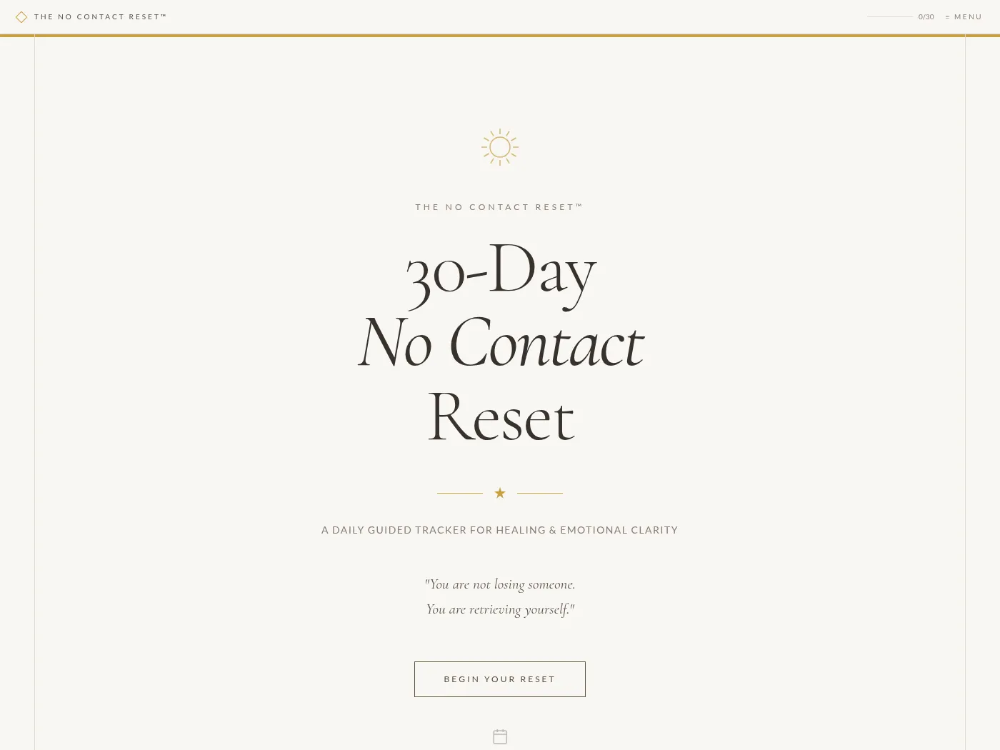 No Contact Reset Workbook