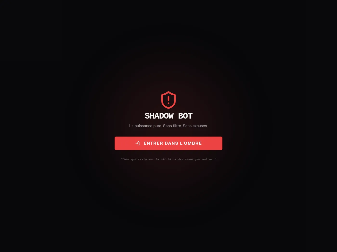 No-Filter Chatbot