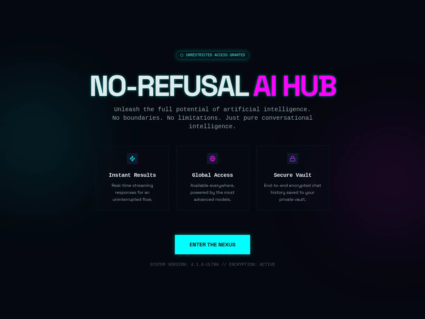 No-Refusal AI Hub