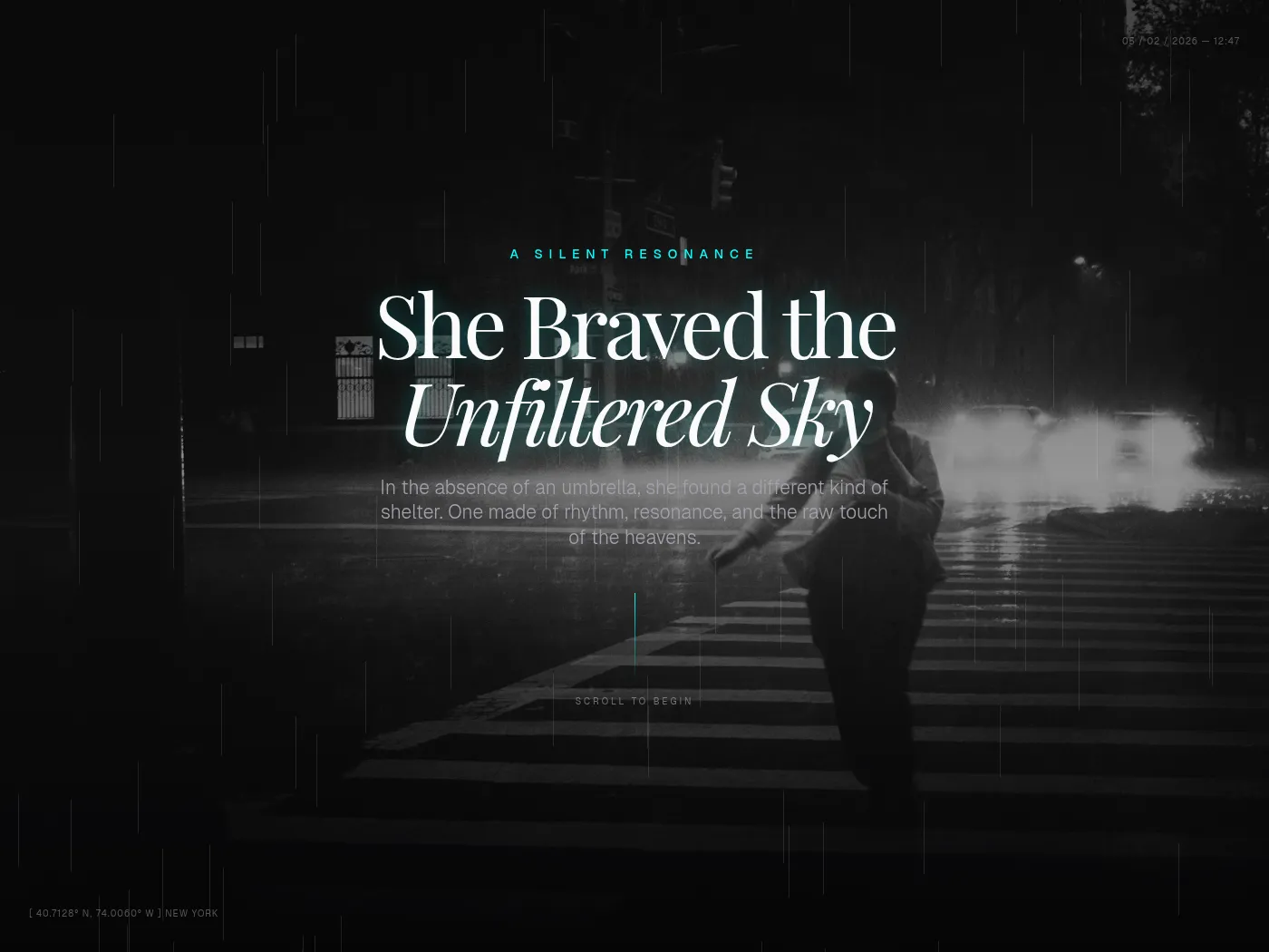No Umbrella Woman