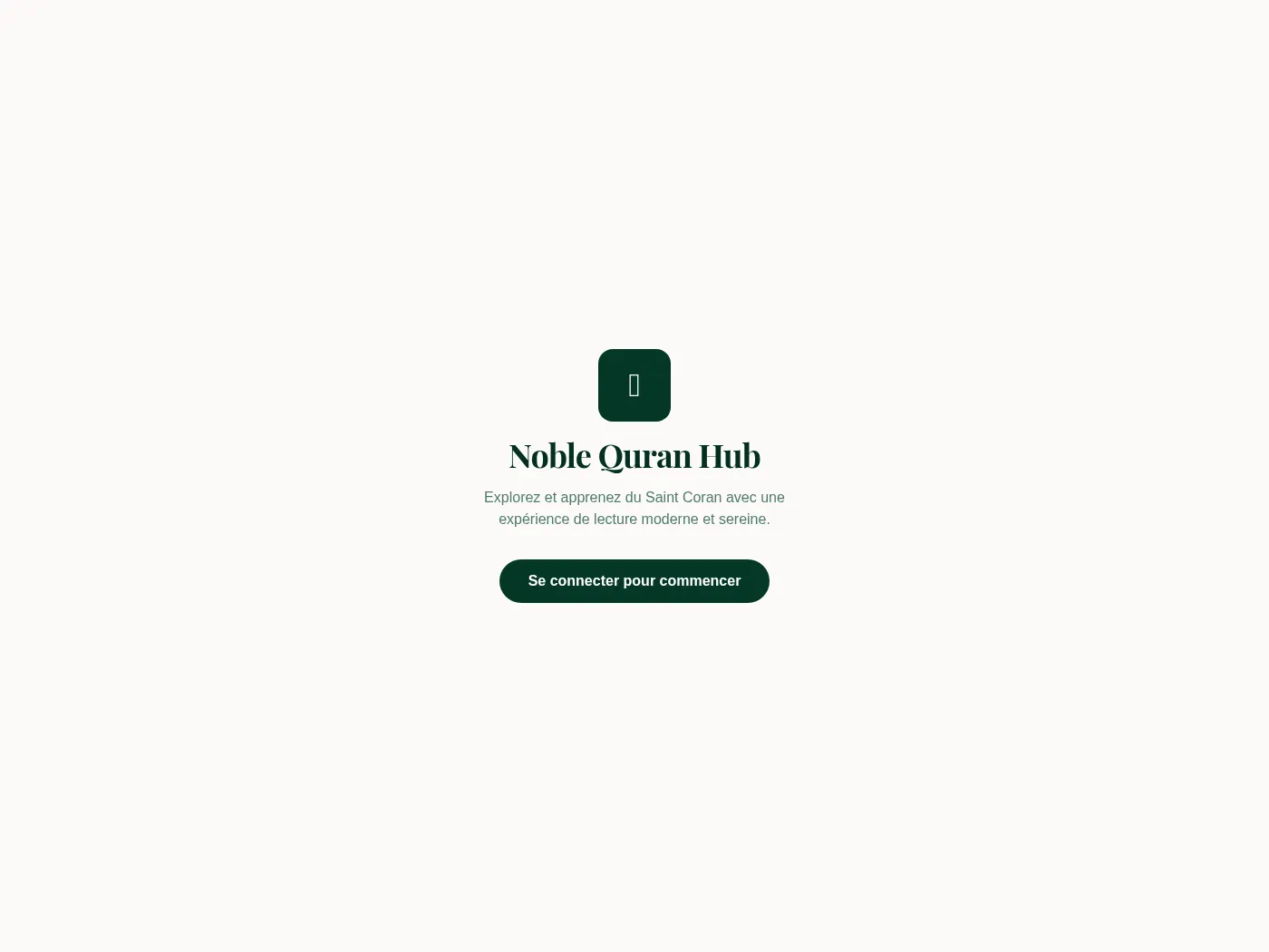 Noble Quran Hub