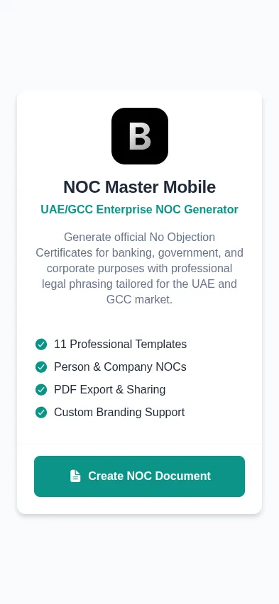 NOC Master Mobile