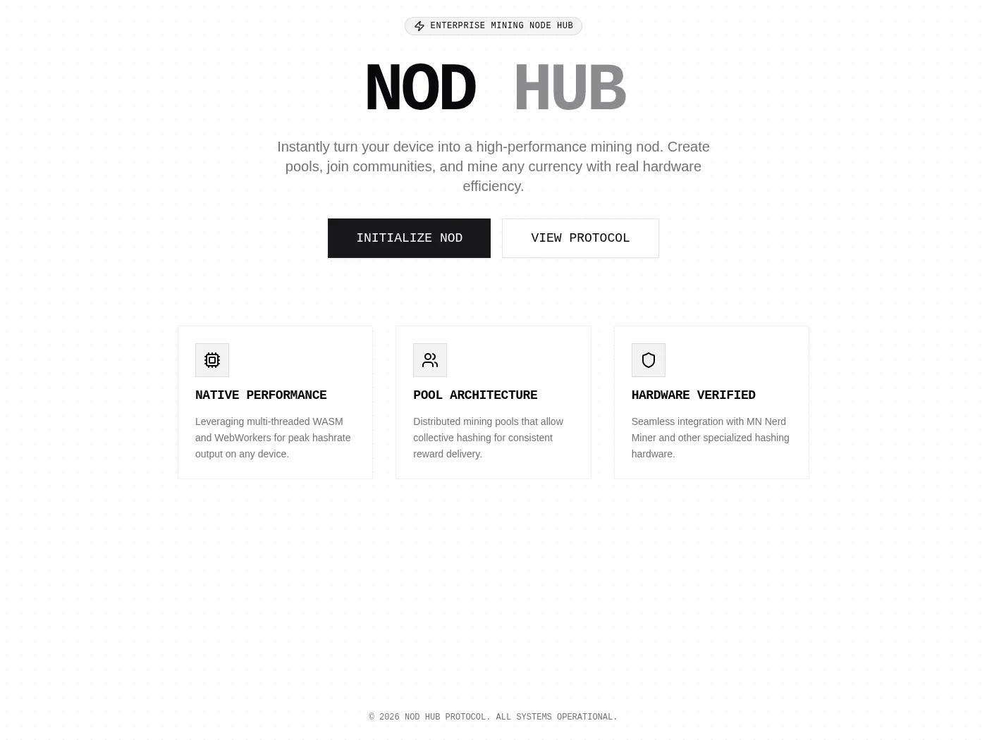 Nod Mining Hub
