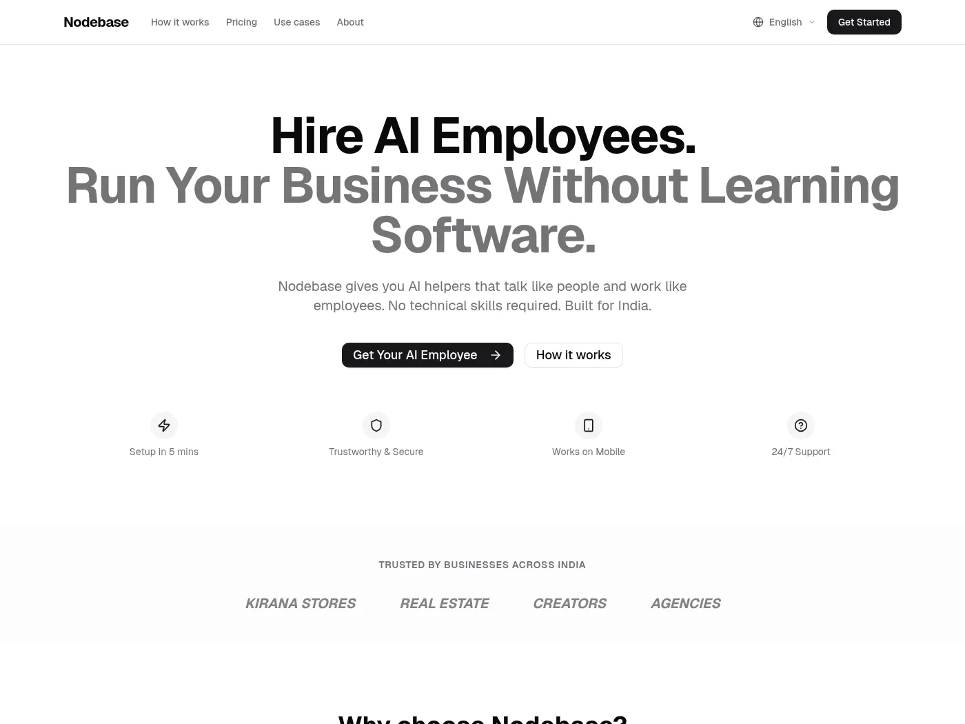 Nodebase Frontend Site