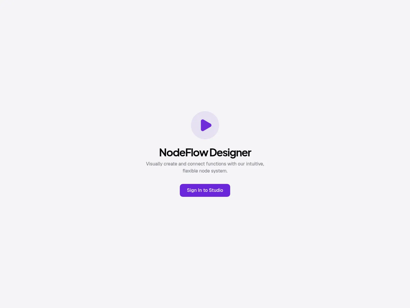 NodeFlow Designer