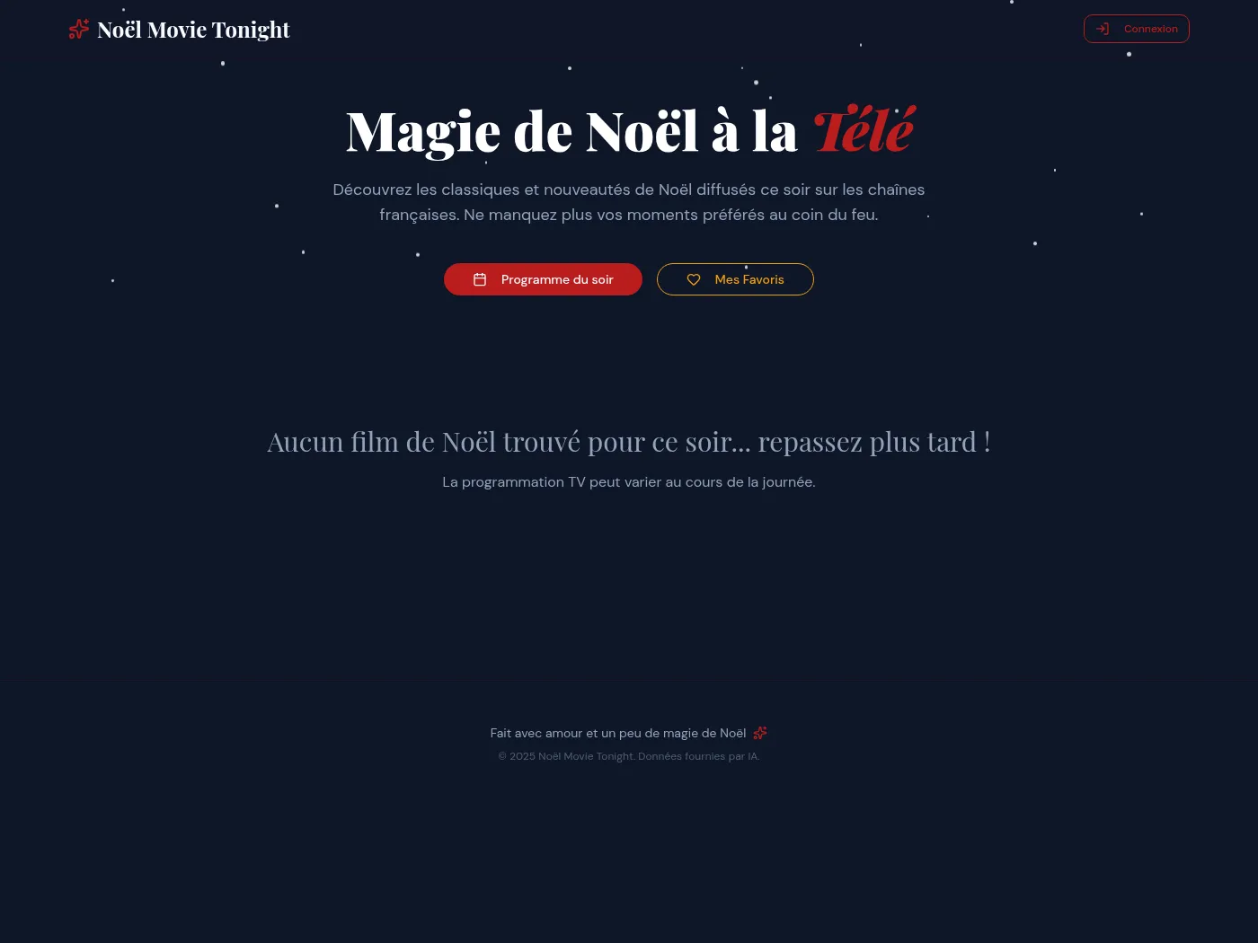 Noël Movie Tonight