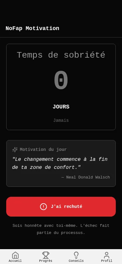 NoFap Motivation App