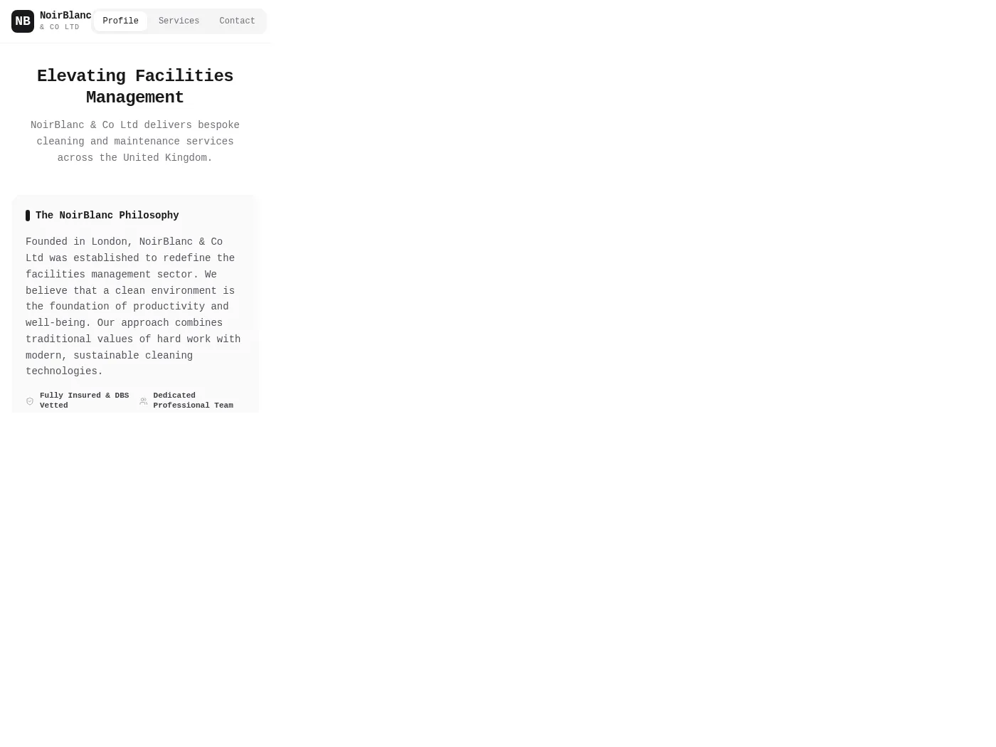 NoirBlanc Company Profile
