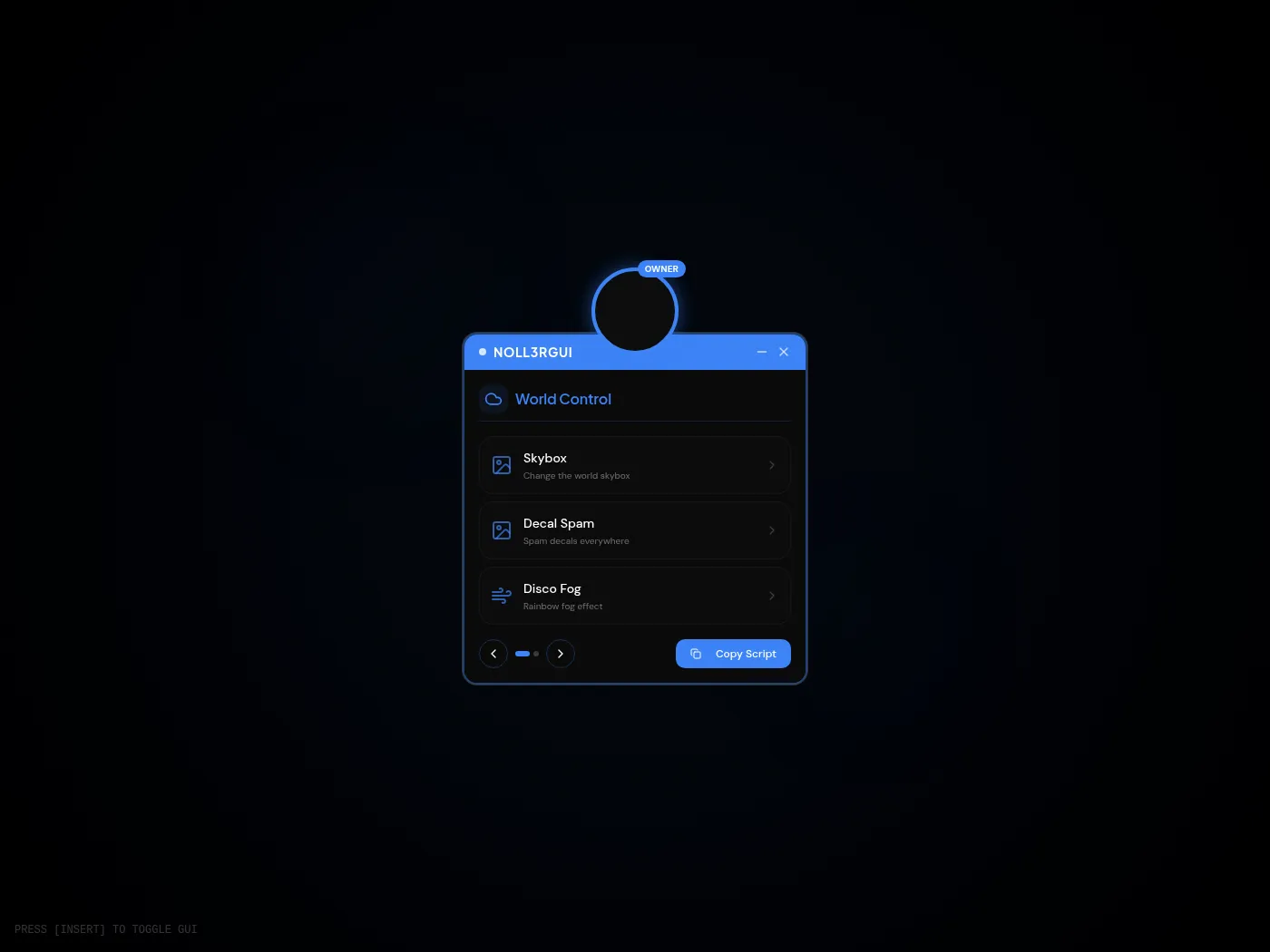 Noll3rGui Custom Interface