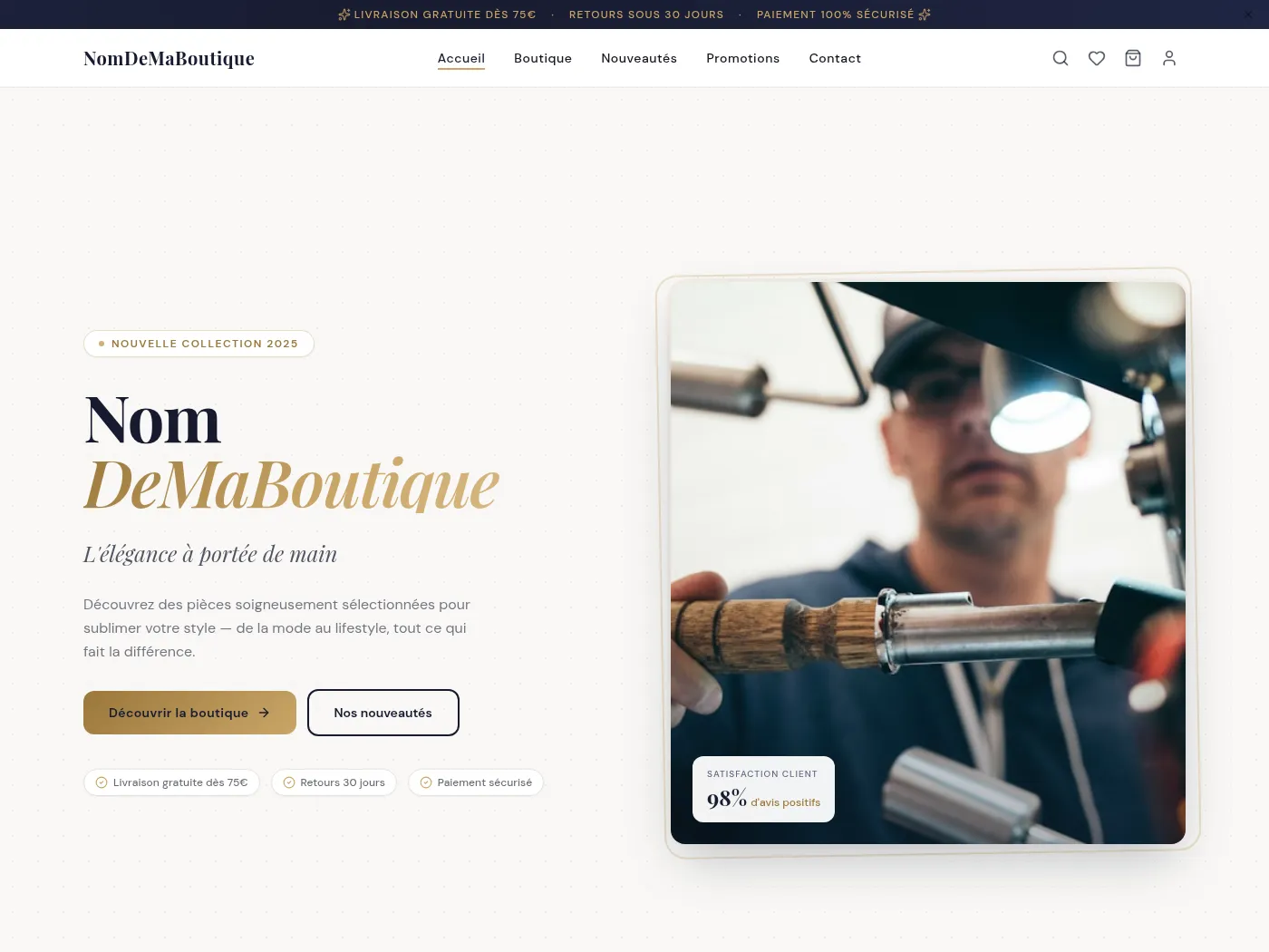 NomDeMaBoutique Premium Shop