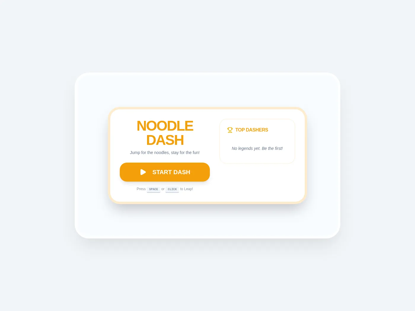 Noodle Dash