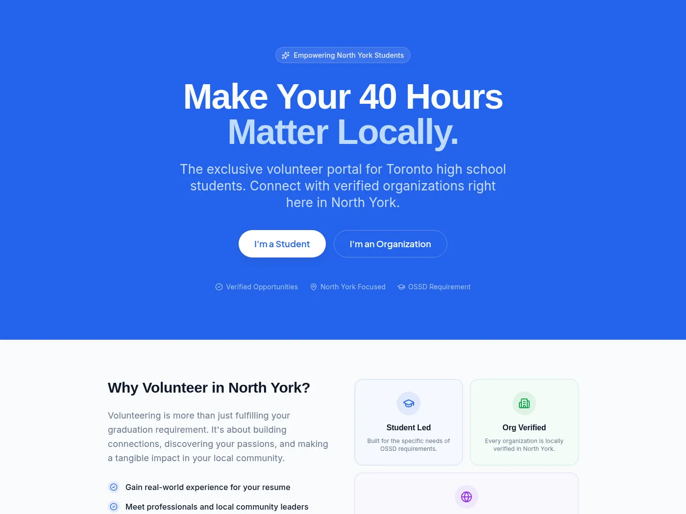 North York Volunteer Portal