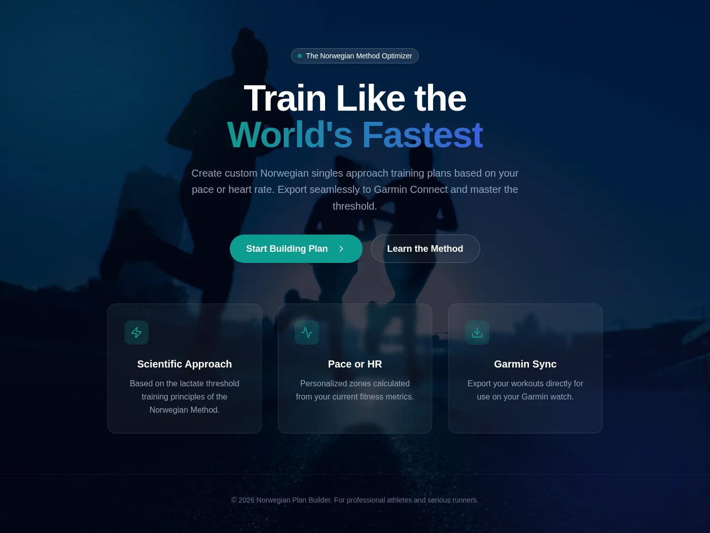 Norwegian Singles Plan Builder