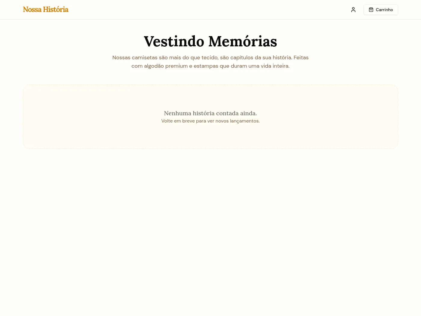 Nossa Historia Shop